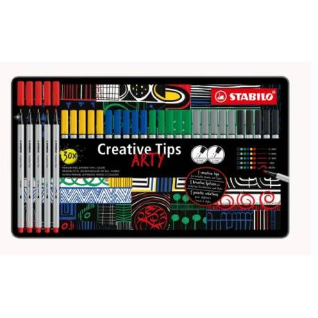 ROTULADOR MARCA STABILO CREATIVE TIPS ARTY LINE CLASSIC 5 PUNTAS (170904)